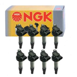 2006-2009 Land Rover Range Rover 4.2L 4.4L V8 8 pc NGK Ignition Coils ...