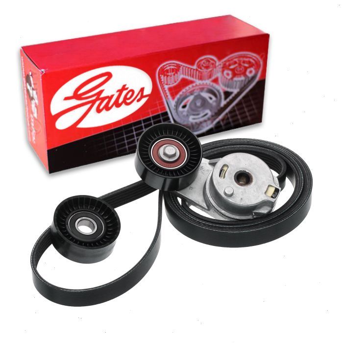 Gates Complete 90K-38323F Serpentine Belt Drive Component Kit for Belts ...